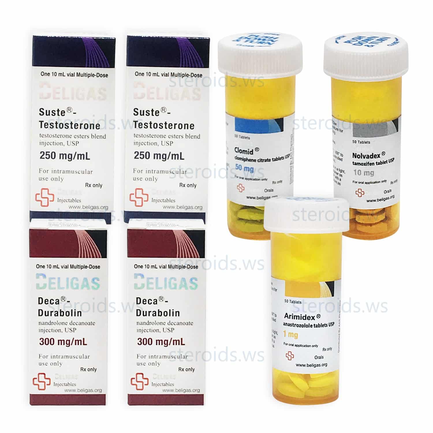 Packungsmasse fortgeschritten - 8 Wochen (Sustanon - Deca) Beligas ...