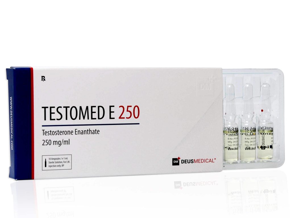 TESTOMED E 250 (Enantato de Testosterona) - 10amps de 1ml - DEUS ...