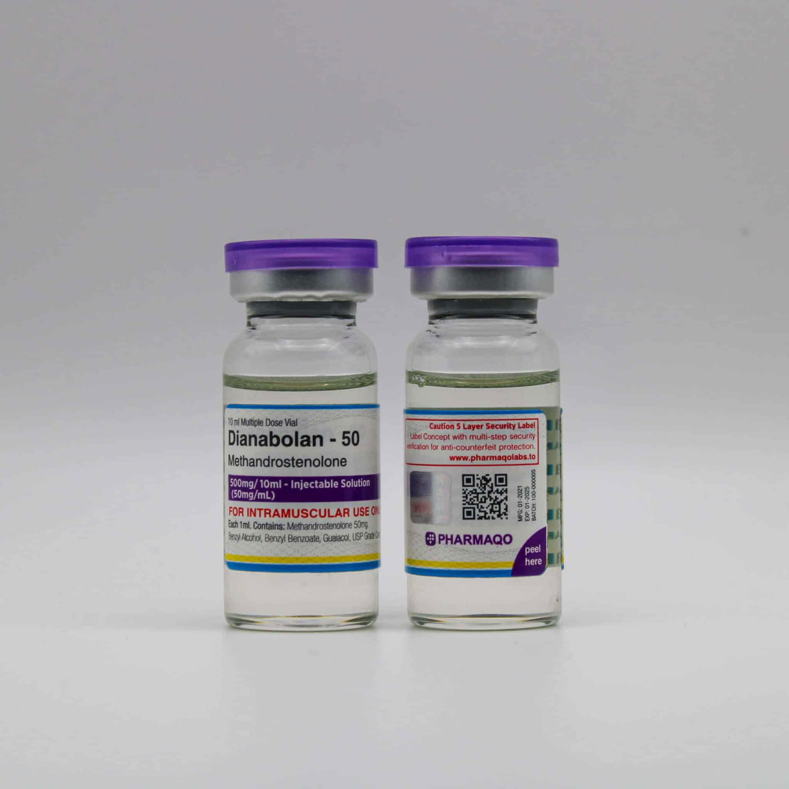 Dianabolan 50 - Methandrostenolone 50mg/ml - 10ml vial - Pharmaqo Labs ...