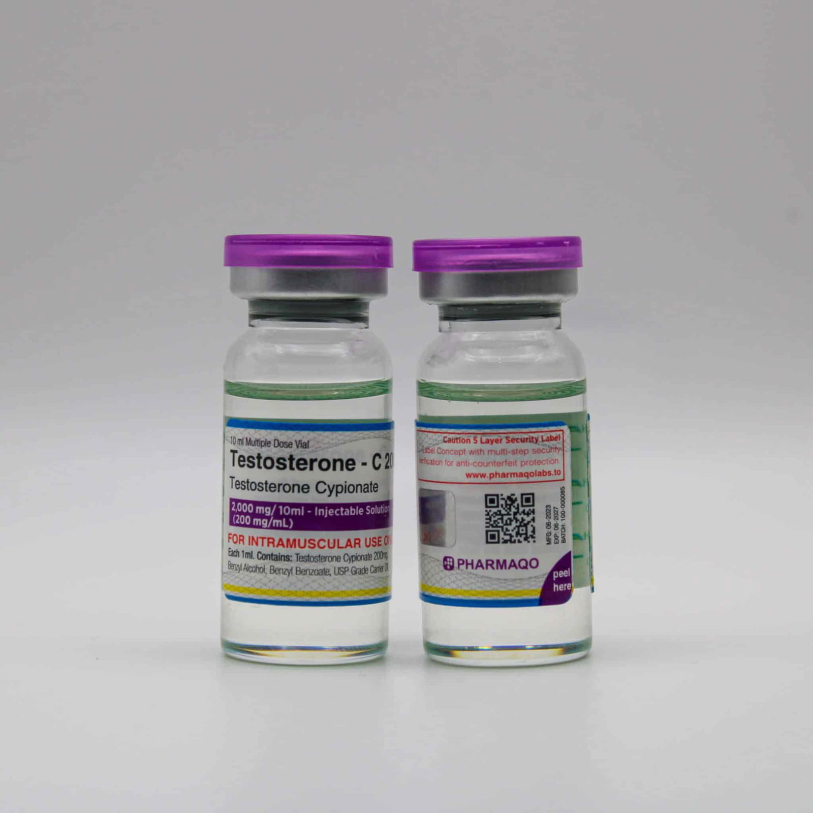 Testex C - Testosterone Cypionate 200mg/ml - 10ml vial - Pharmaqo Labs ...